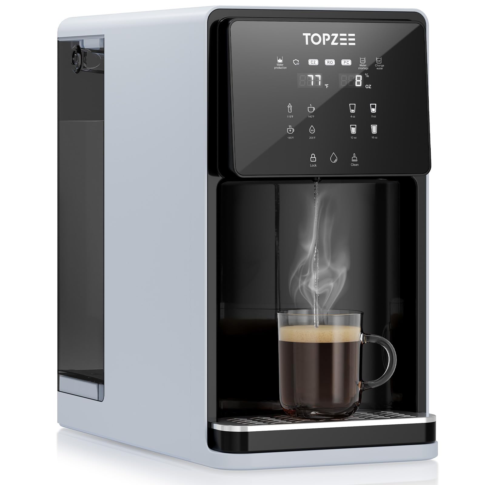 UV Countertop Reverse Osmosis Water Filter System, 8 Stage Water ...