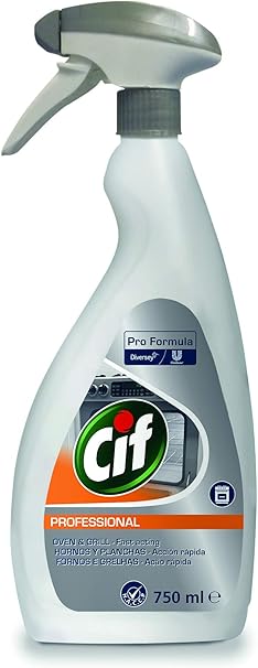 Cif Professional Pro Formula Oven & Grill Cleaner 750ml Trigger Bottle ...