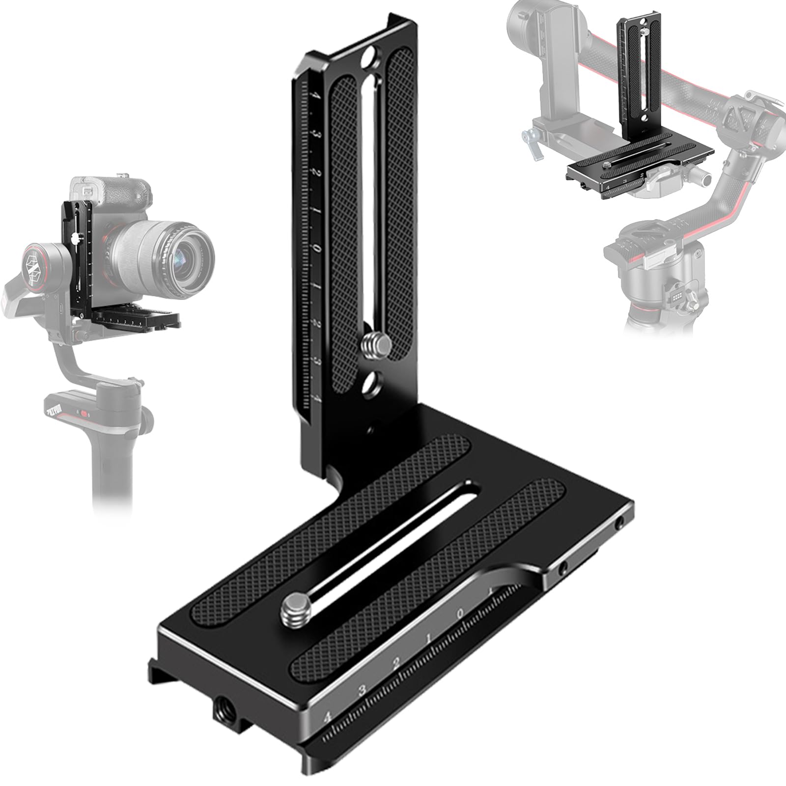 CofunKool DSLR L Bracket Camera Vertical Mount Quick Release Plate for ...