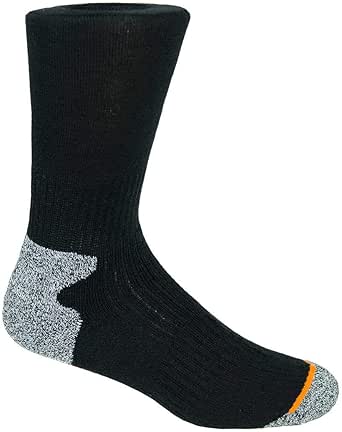 Weatherproof Men’s Outdoor Crew Sock 4-pair (6-12, Black) at Amazon Men ...
