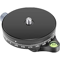 Amazon.com : Neewer Camera Panoramic Panning Base with Style Plate, 3/8 ...
