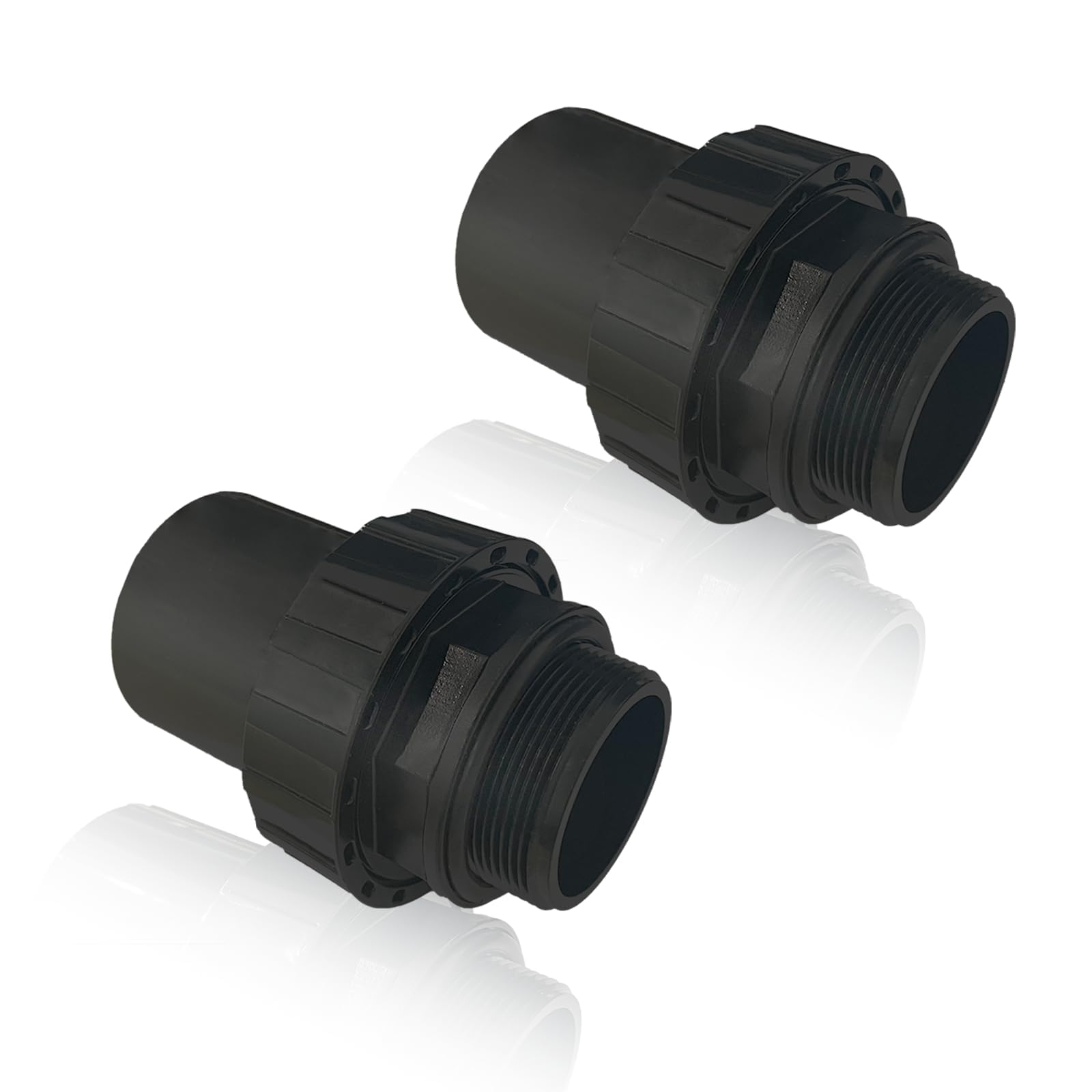 MAYGO 2'' PVC pool pump fitting coupling?2'' NPT Slip Union Pool Pump ...