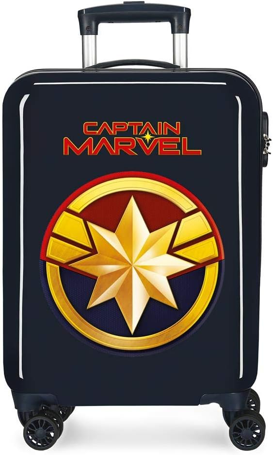 Captain Marvel Hardside Carry-on Suitcase: Amazon.co.uk: Luggage
