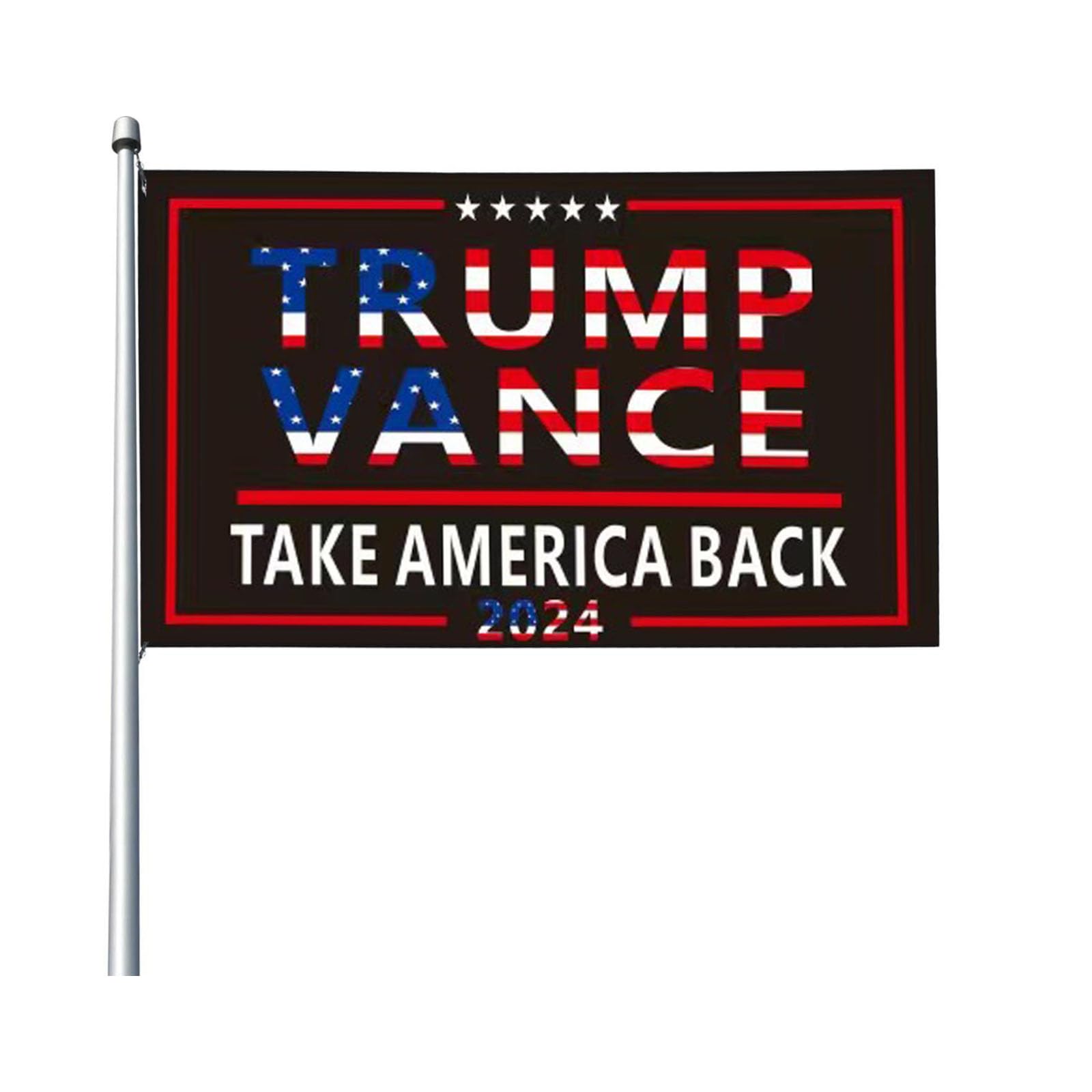 Trump Vance 2024 Flag 3X5FT Take America Back Banner With Brass ...
