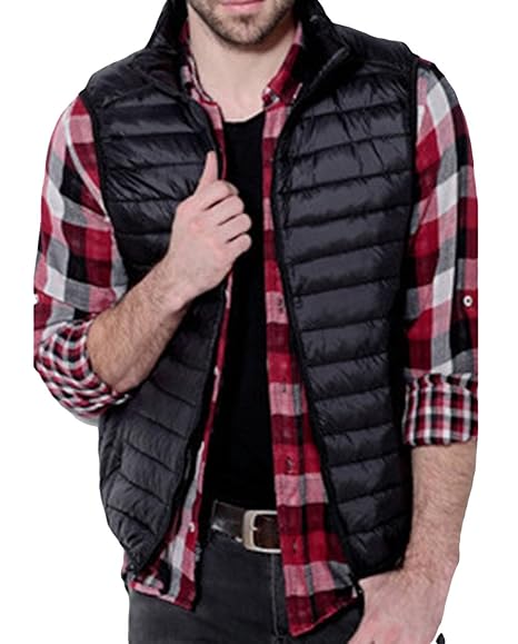 Men's Lightweight Versatile Duck Down Vest for Fall-Winter – Leigh