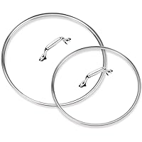 Amazon.com: All-Clad HA1 2 Pack 10" & 12" Glass Lid, Clear: Home & Kitchen