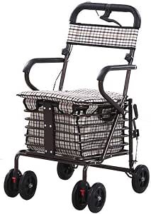Elderly Shopping Cart Elderly Man Pushing Grocery Cart Elderly Mobility ...
