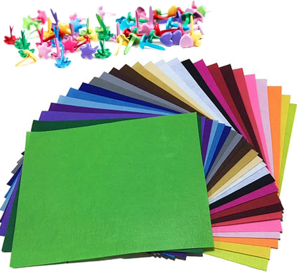 dancepandas Hojas de Fieltro 42PCS Fieltro Colores Tela de Fieltro ...