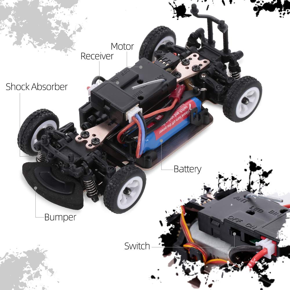 Mua RC Car High Speed 30km/h Rally Car 1/28 Scale 4WD RTR RC Drift ...