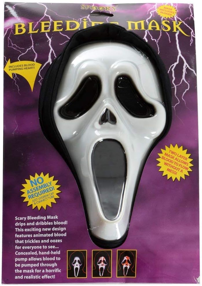 HENBRANDT Bleeding Scream Mask (Mask/Headpiece: Amazon.co.uk: Toys & Games