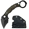 Ccanku C1107 Fixed Blade Knife D2 Blade, G10 Handle Claw Knife for ...