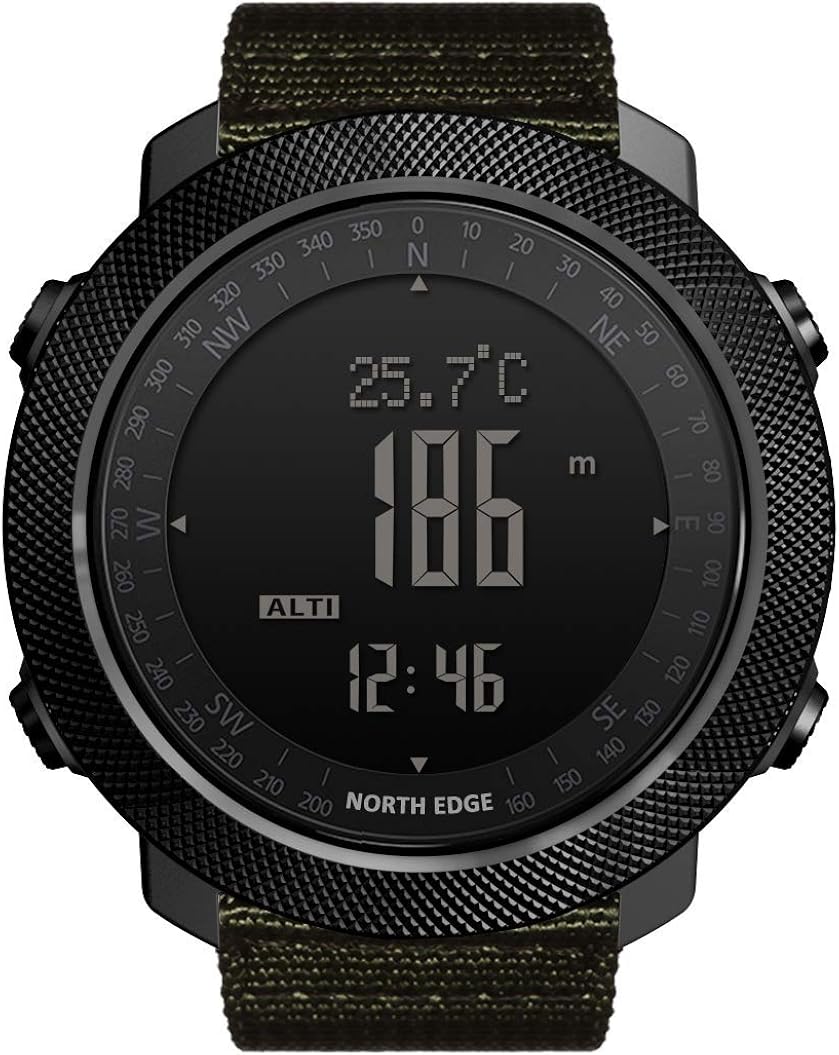 NORTH EDGE Apache - Orologio da polso digitale da uomo, sportivo ...