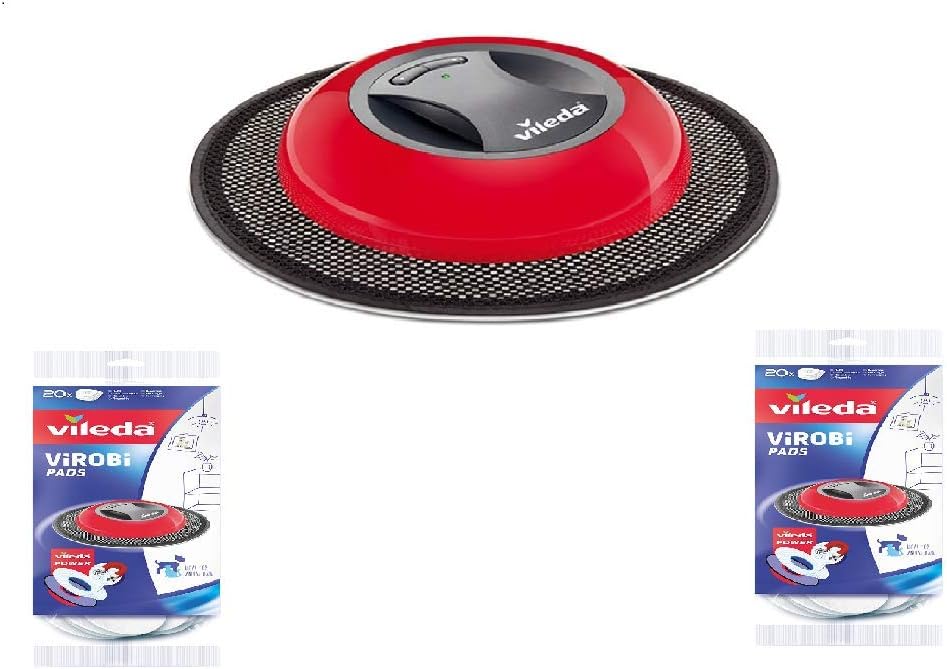 Vileda Virobi Robot Catturapolvere, Robot Aspirapolvere con Panno Usa e ...