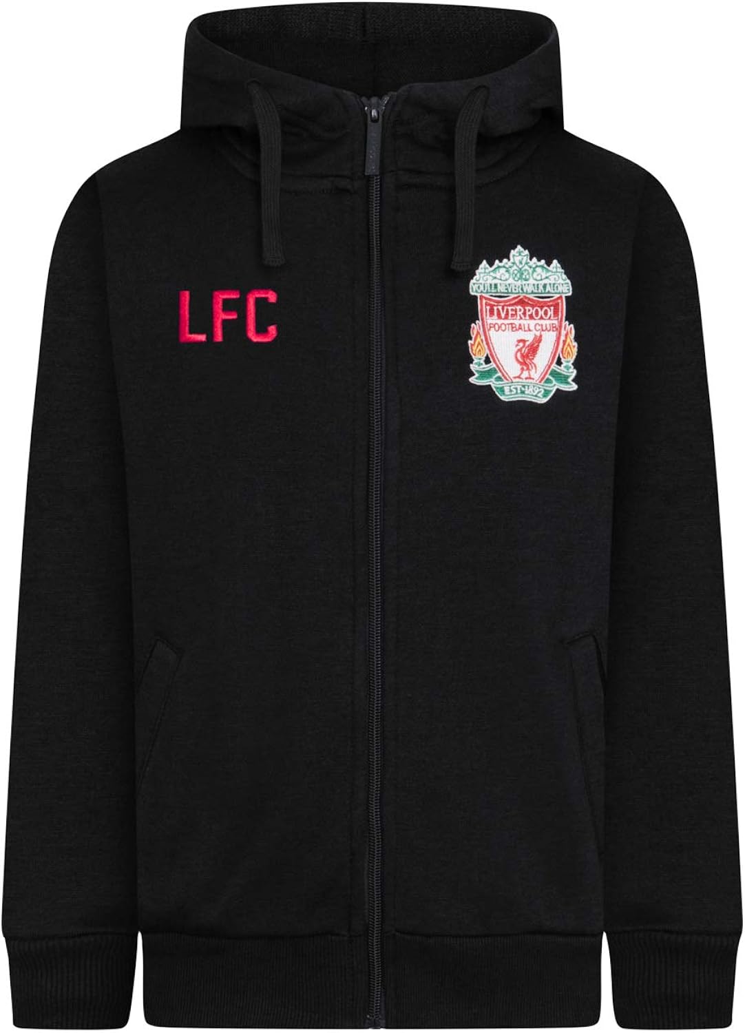Liverpool FC Official Football Gift Mens Fleece Zip Hoody: Amazon.co.uk ...