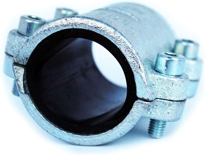 1/2" BSP Malleable Pipe Repair Clamp Fittings for Steel Pipes Leak Fix ...