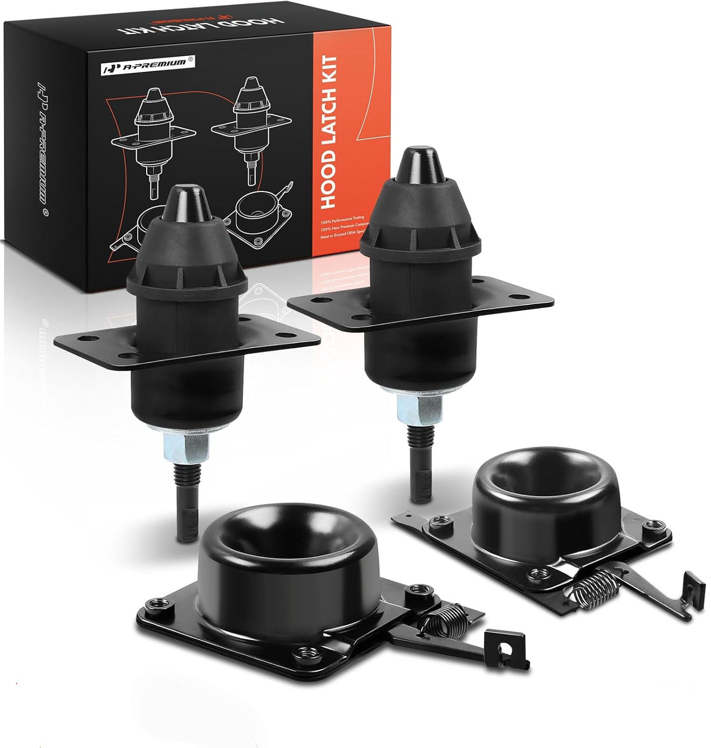 A-Premium Hood Release Latch Set Compatible with Volvo Truck VN VNL ...