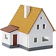 Amazon.com: One Set N Scale 1:160 Model Village House Assembled Model ...
