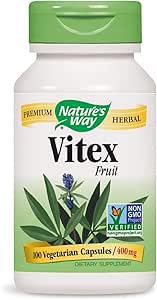 Amazon.com: Nature's Way Vitex; 400 mg; Non-GMO Project Verified; TRU ...