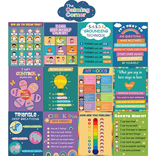 Mua 13 Pcs Feelings Chart and Keep Calm Posters Feelings Emotions ...
