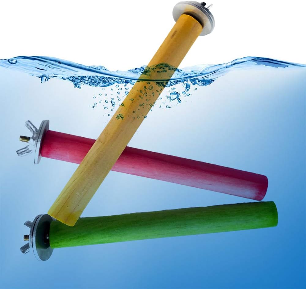 YANGWX 5Pcs Parrot Perches, Bird Cage Perches Stand, Paw Grinding Toy ...