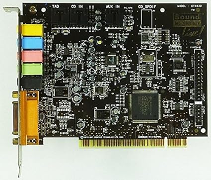 CREATIVE Scheda Audio Sound Blaster Live! CT4830: Amazon.it: Elettronica