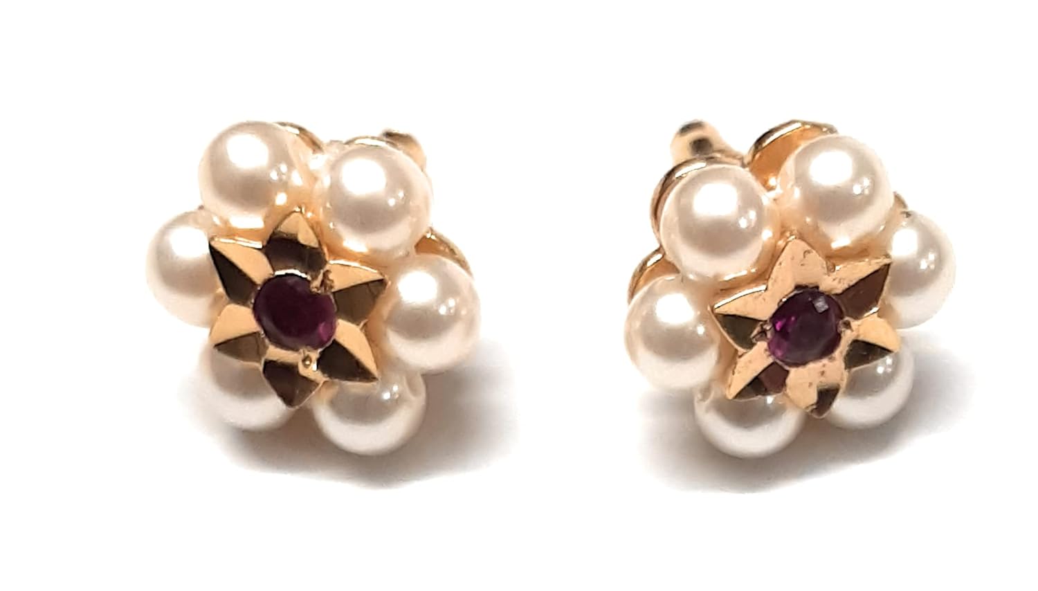 Buy Moteeya Traditional Maharashtrian Chandani (6 artificial pearls+red ...