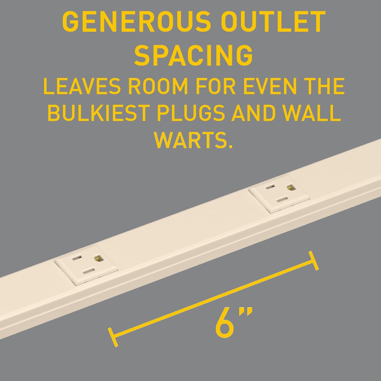 Mua Legrand - Wiremold Wall Mount Power Strip, Ivory Under Counter ...