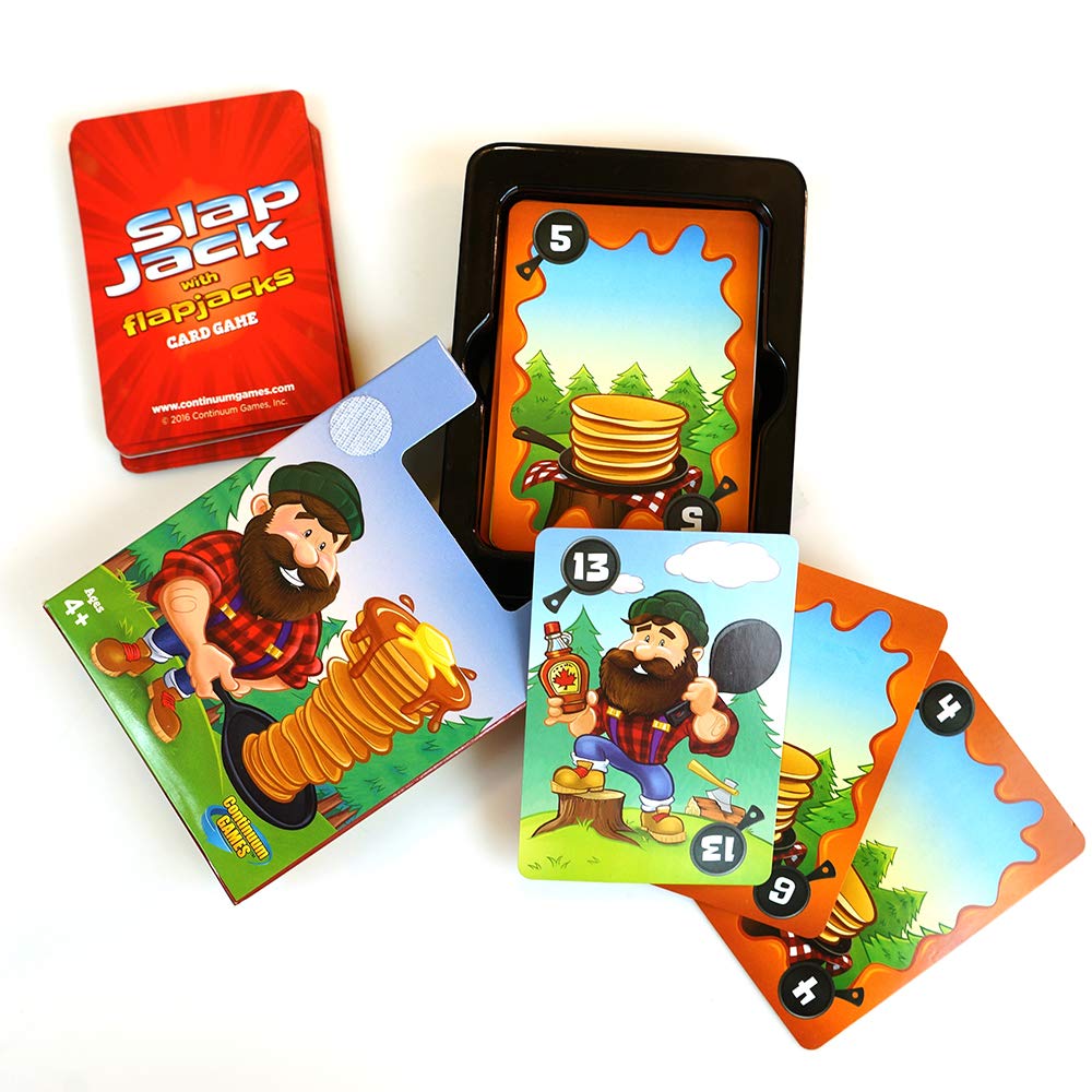 Continuum Games Slap Jack Flap Jacks Card Game - Kids Age 4 & Up on ...