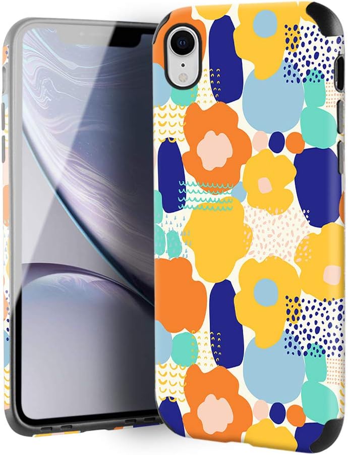 Amazon.com: CUSTYPE Case for iPhone XR, iPhone XR Case Floral for Girls ...