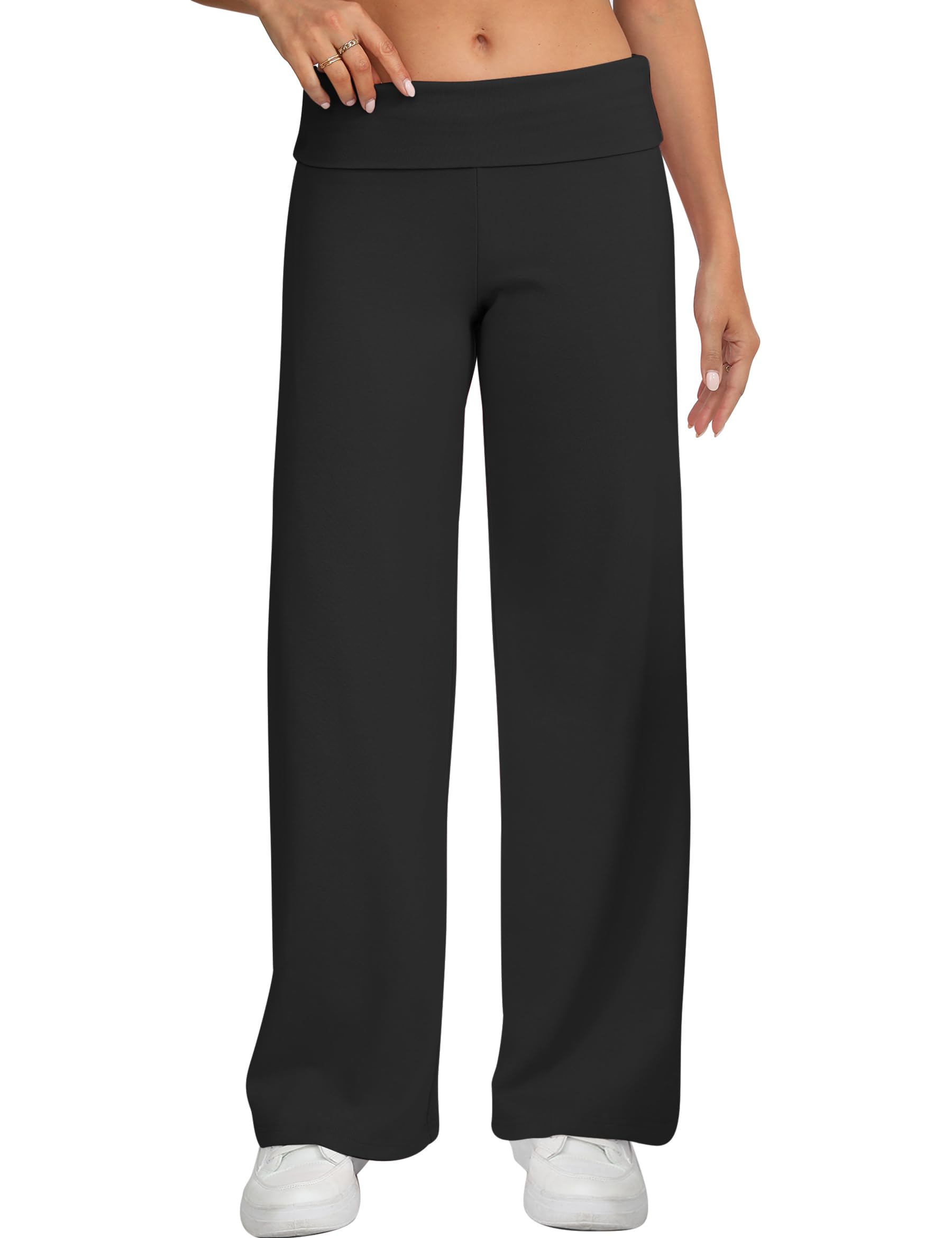 HeSaYep Wide Leg Sweatpants for Women Trendy 2025 Workout Lounge Pants ...