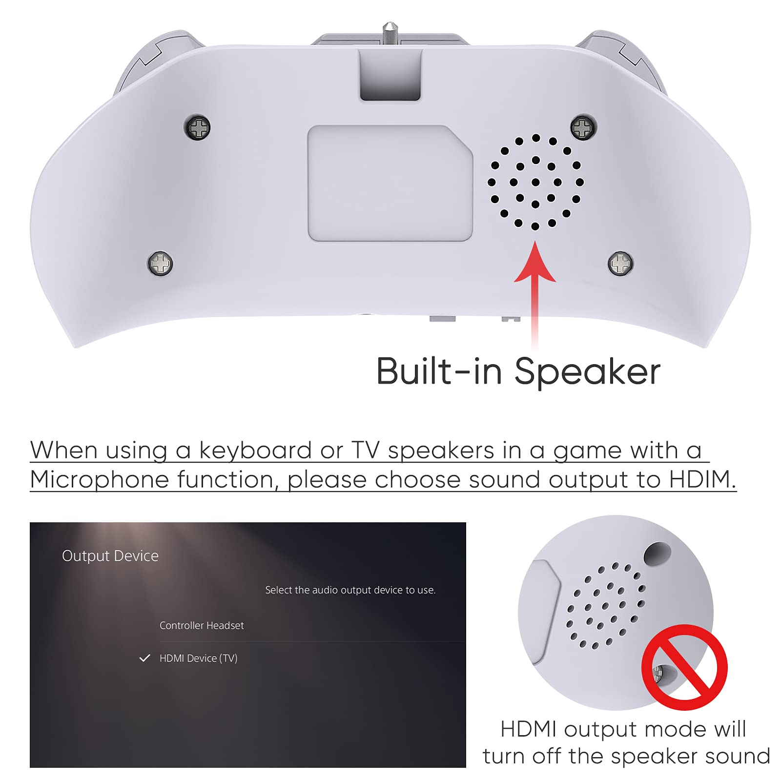 Mua Wireless Controller Keyboard for PS5/PS5 Pro, Bluetooth 3.0 Mini ...