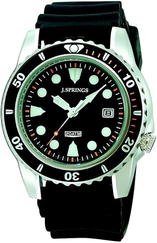 J.Springs Gents Prestige Sport 200M Strap Watch - BBH105: Amazon.co.uk ...