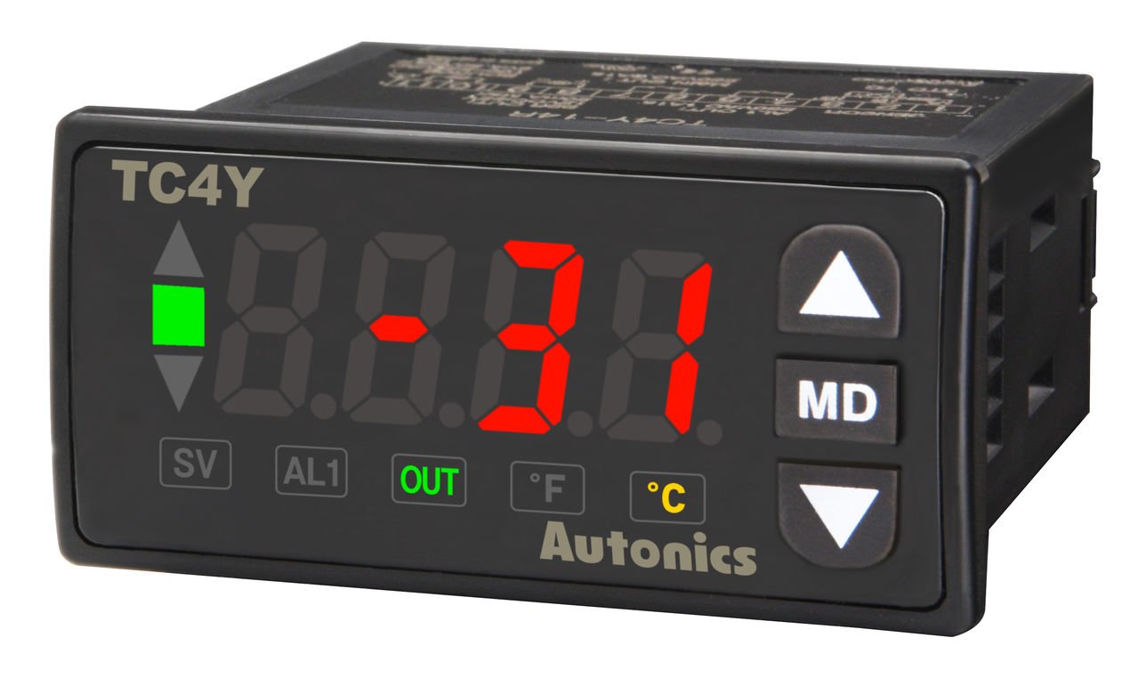 AUTONICS tc4y-12r Temp Control, tamaño 36 x 72 mm, sola visualización ...