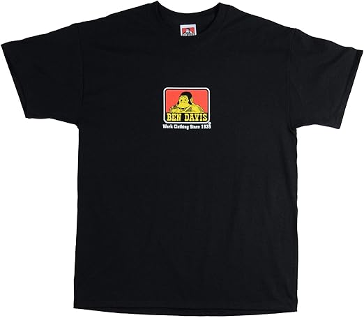 BEN DAVIS Men's Classic Logo Heavyweight Cotton T-Shirt: Amazon.com.au ...