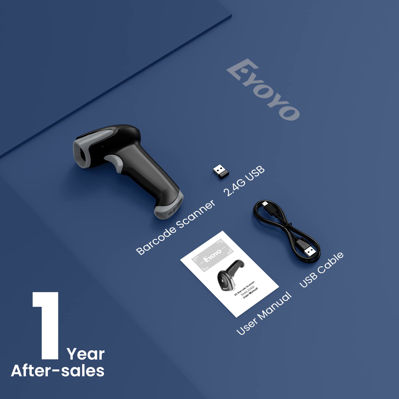 Mua 2D Bluetooth Barcode Scanner Wireless, 2500mAh Handheld Cordless ...