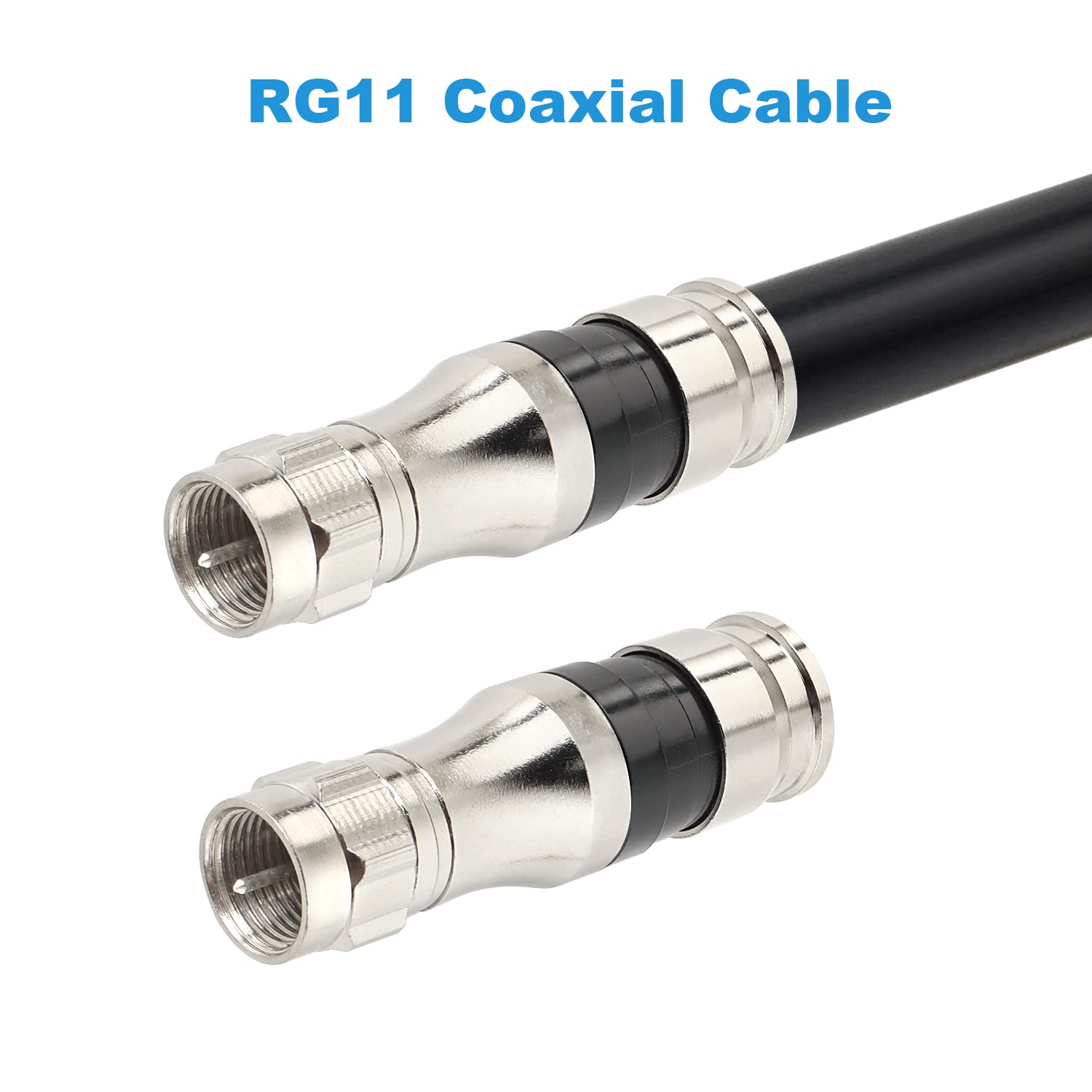 Mua MOOKEERF RG11 Connectors 4 Pack,F Type Connectors,RG11 Coax Cable ...