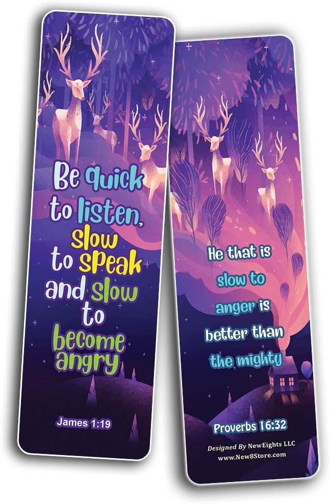 Bible Bookmarks for Kids – Character Building Series 1 (60 Pack ...