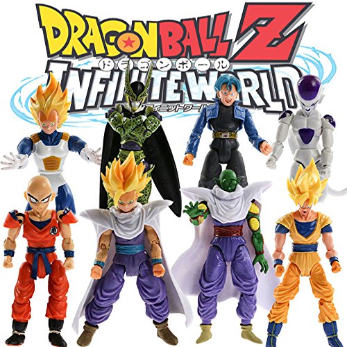 Toys 8Pcs/Set Dragonball Z Dragon Ball DBZ Joint Movable Action Figures ...