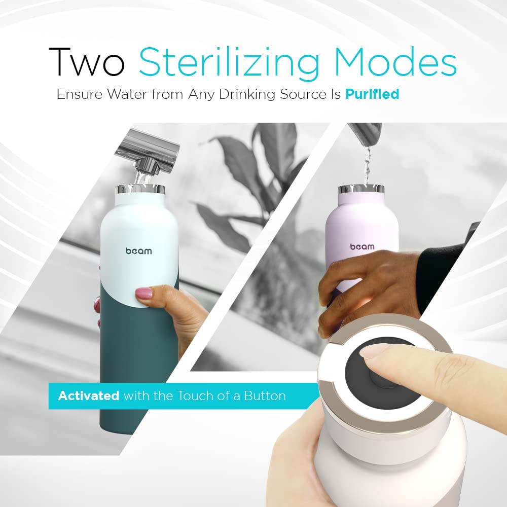 Mua UVBRITE Beam Self-Cleaning UV Water Bottle - 24 Oz Insulated ...