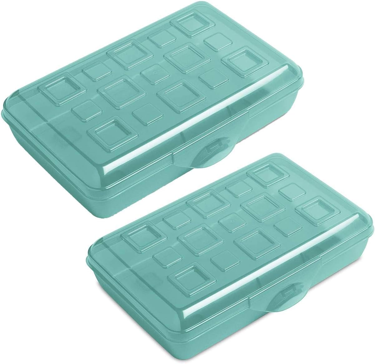 Amazon.com: Tribello Pencil Box for Kids, Universal School Plastic ...