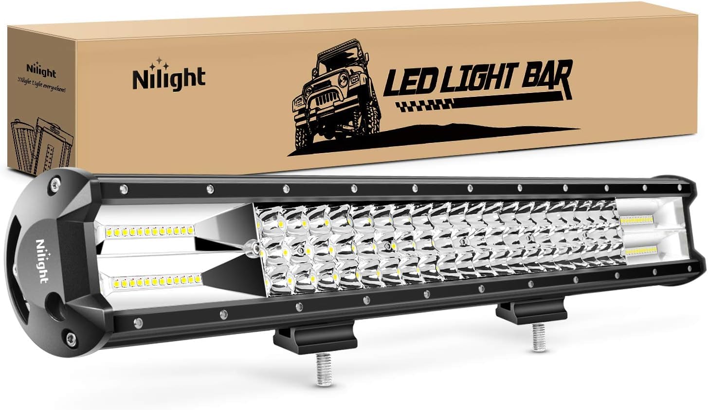 Mua Nilight LED Light Bar 26Inch 360W Flood Spot Combo Triple Row ...