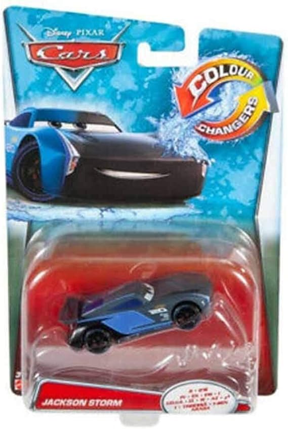 Disney Mattel GDK07 Pixar Cars Color Change 1:55 Scale Vehicle, Jackson ...