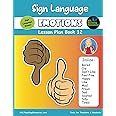 Sign Language Emotions Lesson Plan Book 12: ASL Teacher and Student ...