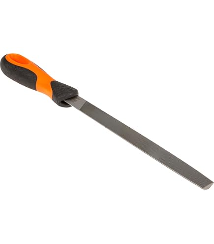 Round Metal File Bahco 10-Inch Round File - 41 TPI Smooth Cut With Ergo ...
