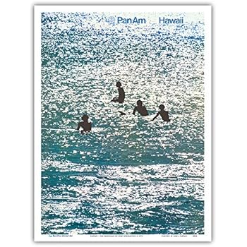 Amazon.com: Hawaii by Flying Clipper - Pan American Airways System (PAA) - Honolulu Clipper ...