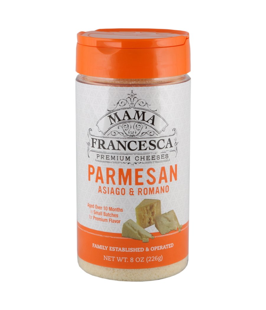 Mama Francesca Premium Parmesan and Garlic Cheese, 8 Ounce: Amazon.com ...