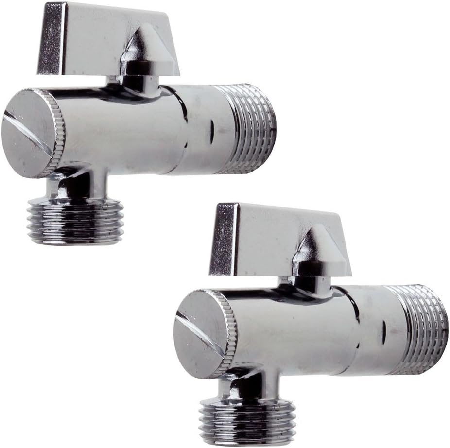 JL19SETE12 Set of 2 Outdoor Tap / Shut-Off Valve 2 x 1/2 Inch ...