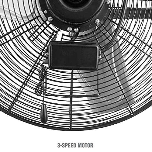 OEMTOOLS OEM24895 18 Inch Workstation Fan, 3853 CFM Max. Industrial ...