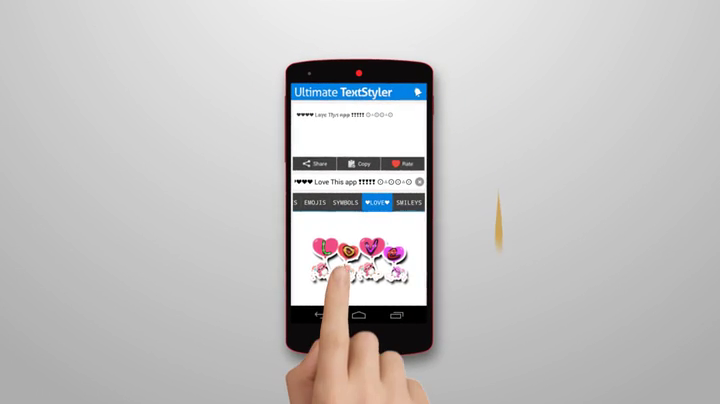 Ultimate Text Styler - Fonts, Symbols, Smileys, Love Stickers ...