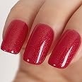 Amazon.com : TUTUYU Red Glitter Gel Polish,Sparkly Shimmer Red Gel Nail ...